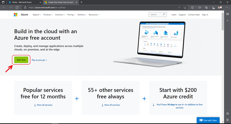 How To Create Azure Free Account